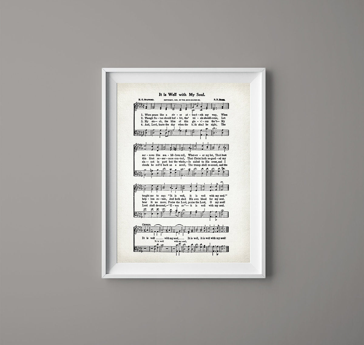 It Is Well With My Soul #HYMN-P-002 – This Old Print